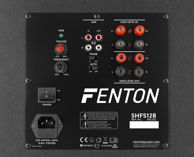 Tronios Fenton SHFS12B - Pro-min Profesionalna audio i svjetlosna oprema
