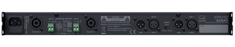 Audac EPA152 - Pro-min professional audio-light-stage equipment