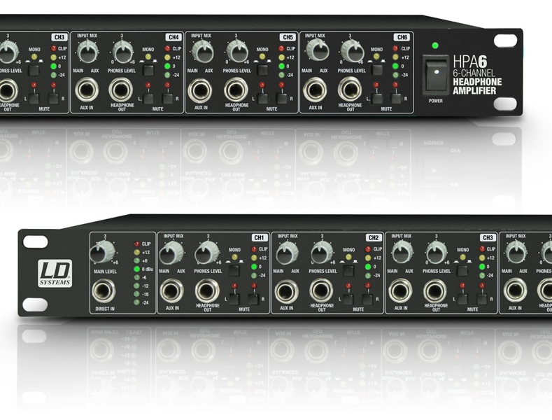 LD SYSTEMS HPA6 - Pro-min professional audio-light-stage equipment