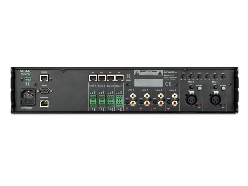 Audac MTX48 - Pro-min professional audio-light-stage equipment