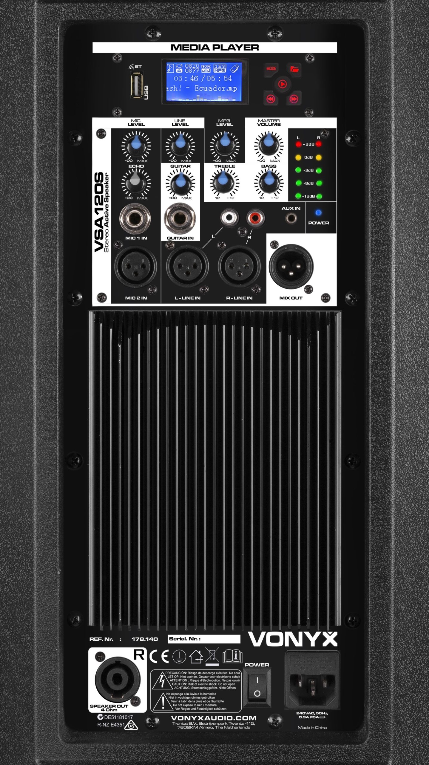 Tronios Vonyx VSA120S - Pro-min professional audio-light-stage equipment