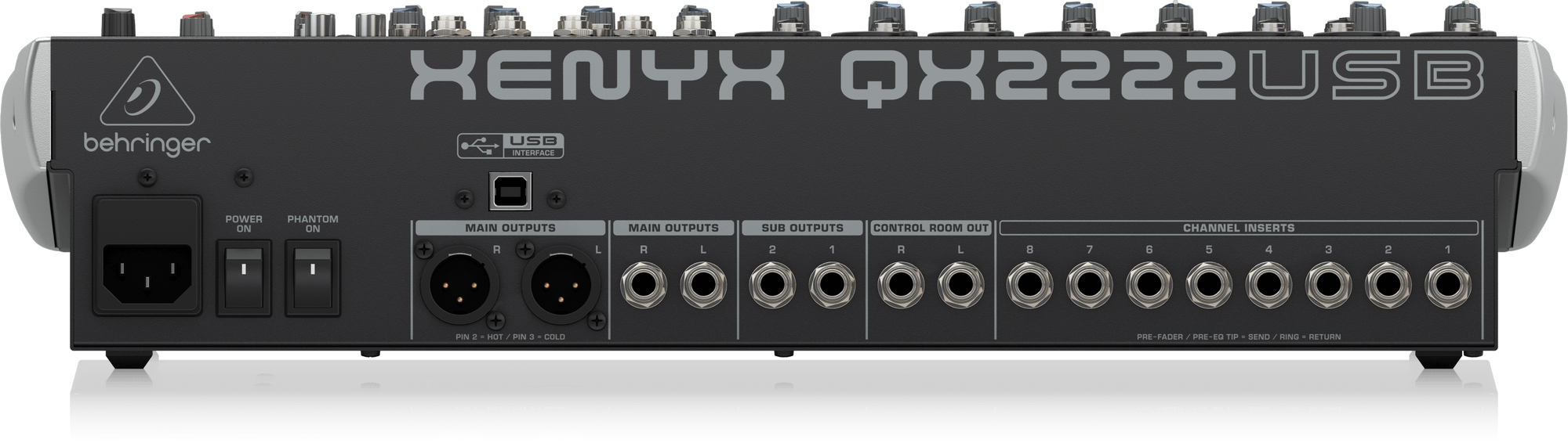 Behringer Xenyx QX2222USB - Pro-min professional audio-light-stage ...